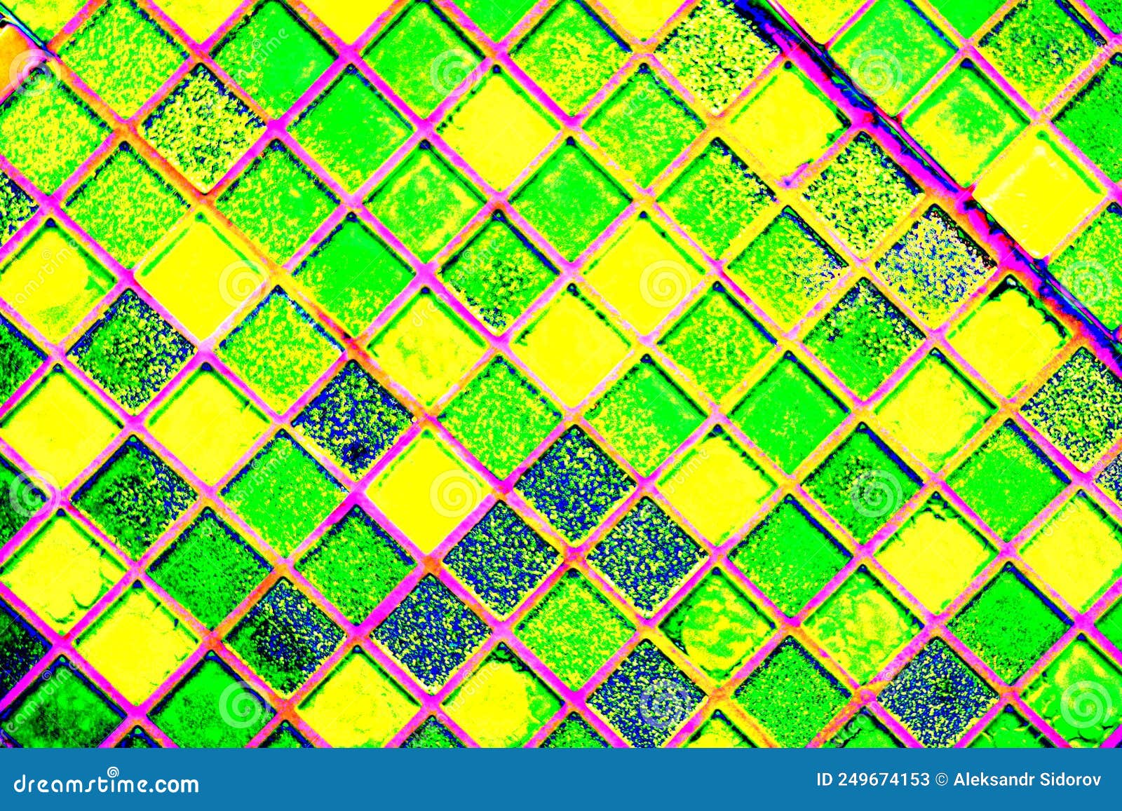 Repeating Multi-colored Squares, Industrial Translucent Designs ...