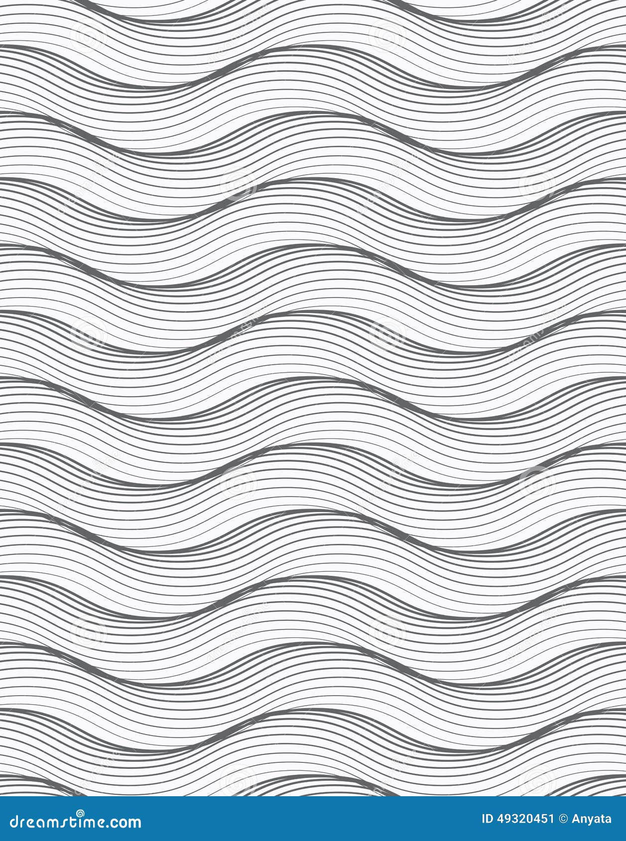 Horizontal 3d Wavy Abstract Background. Blobs Wallpaper Stock ...