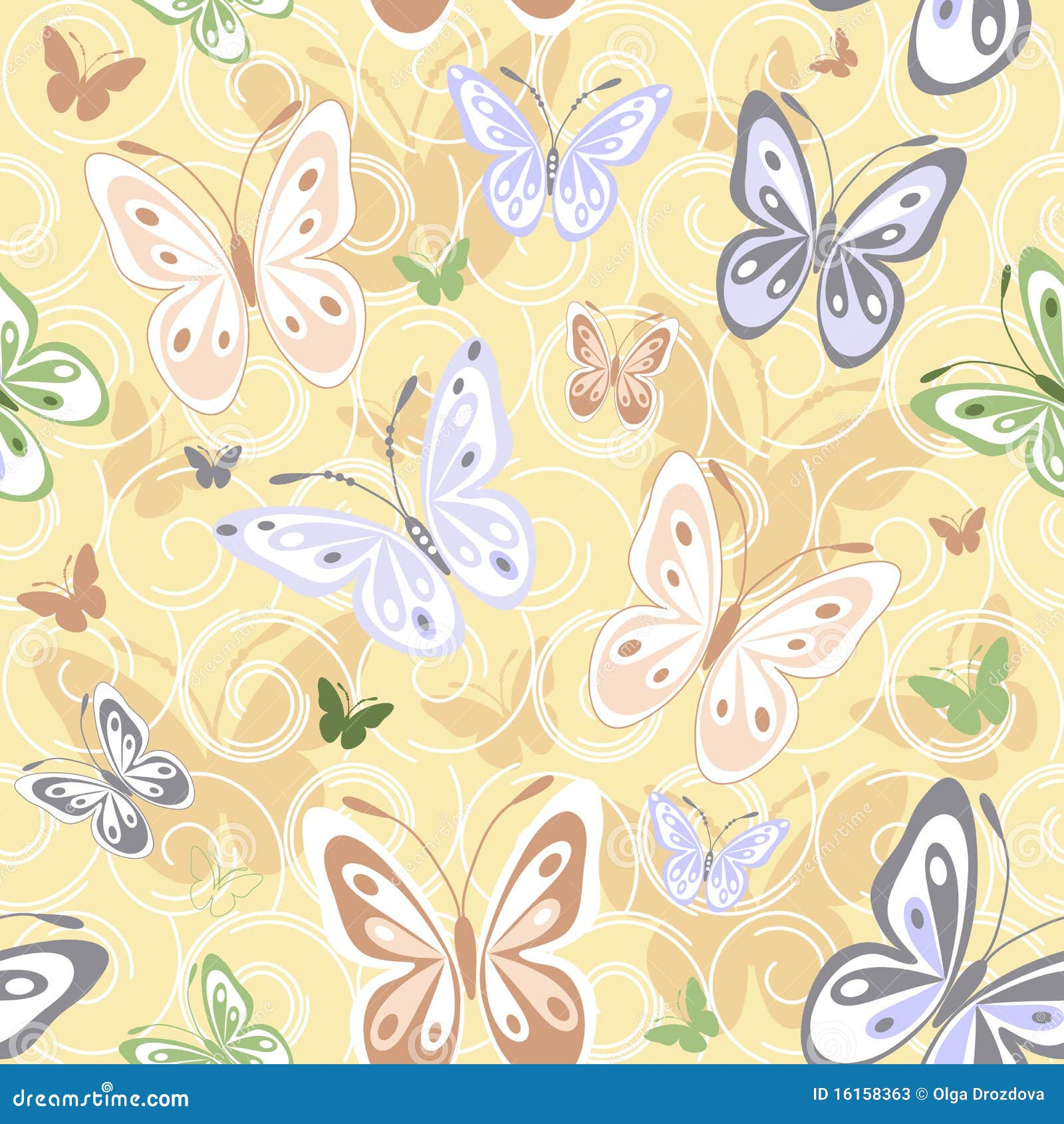 Repeating pastel pattern stock vector. Illustration of retro - 16158363