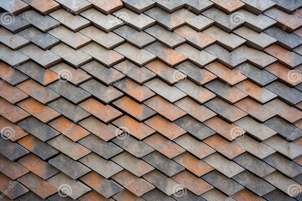 Repeating Pattern of Bricks in a Wall Stock Image - Image of pattern ...