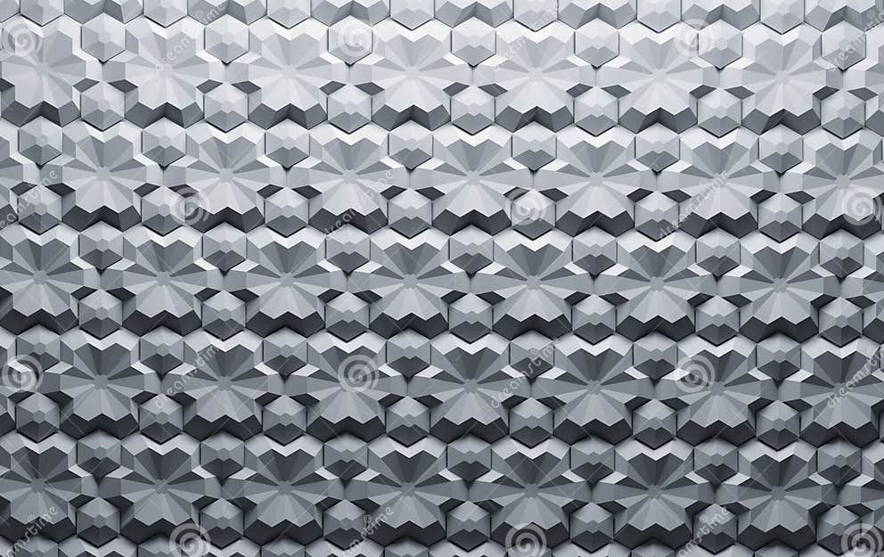 Repeating Pattern with Complex Shapes Stock Illustration - Illustration ...