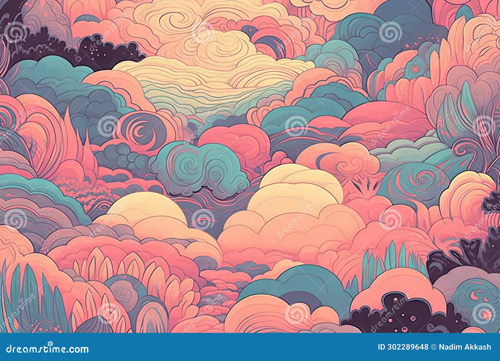Repeating Pattern, 2D Game Background, Cool World Stock Photo - Image ...