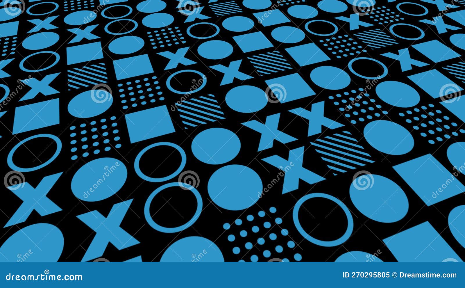 Repeating Pattern of Geometric Shapes Abstract Background Stock ...