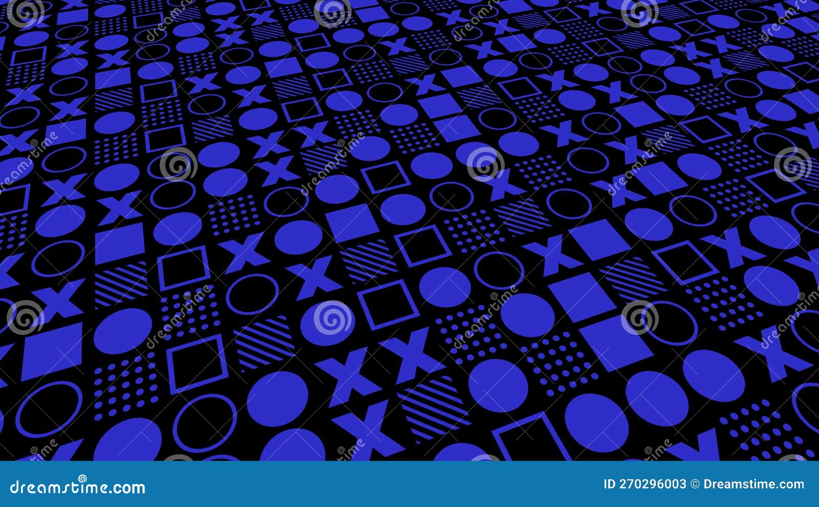 Repeating Pattern of Geometric Shapes Abstract Background Stock ...
