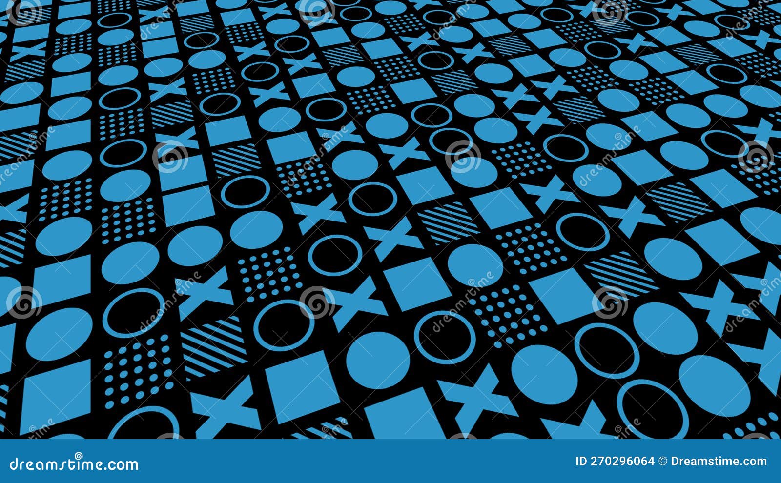 Repeating Pattern of Geometric Shapes Abstract Background Stock Photo ...