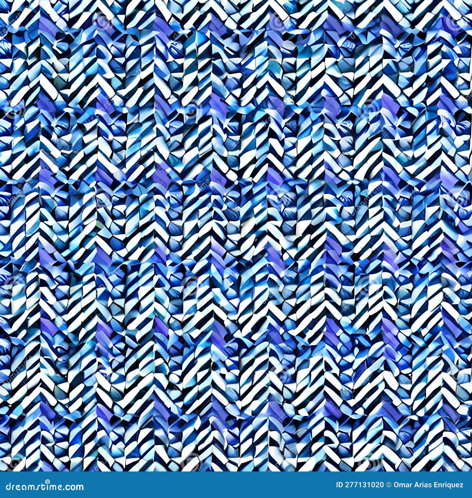 A Repeating Pattern of Interlocking Diamonds in Shades of Blue and ...