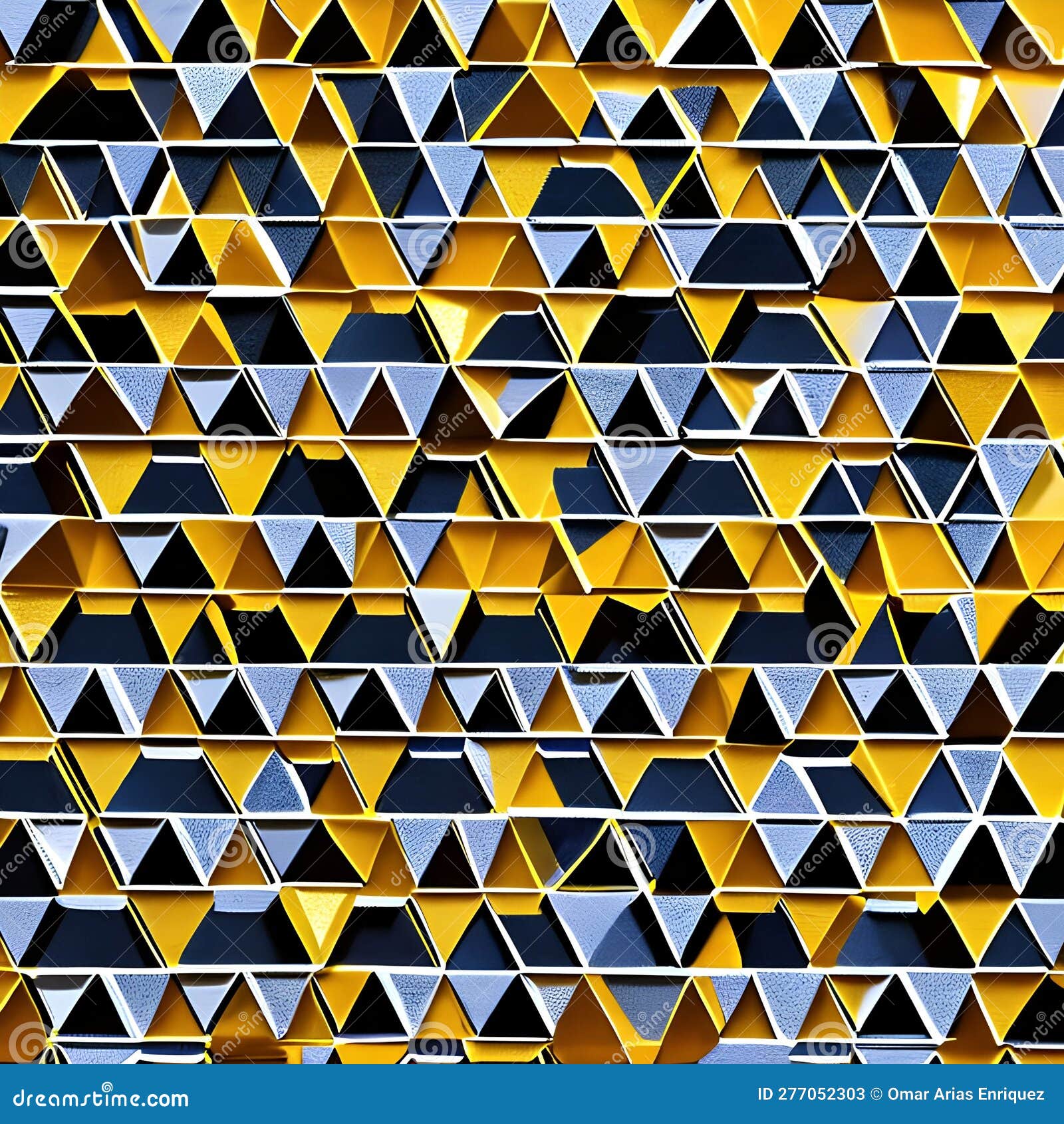 A Repeating Pattern of Interlocking Diamonds in Shades of Yellow and ...