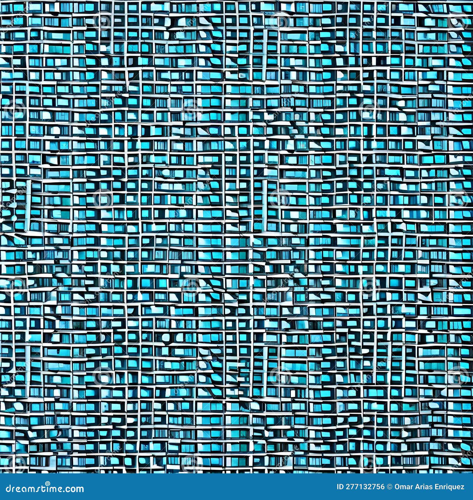 A Repeating Pattern of Interlocking Squares in Shades of Blue and ...