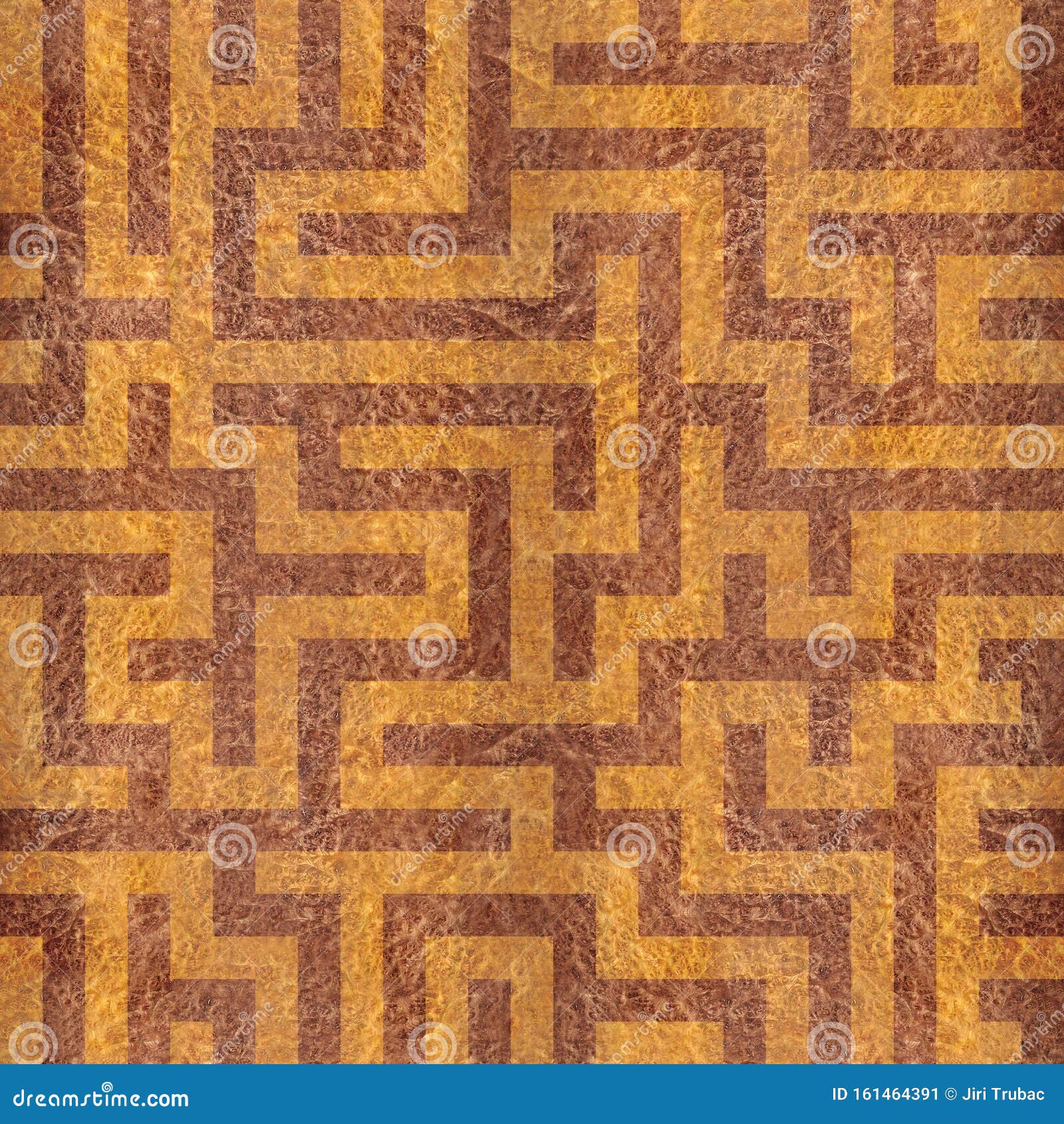 Repeating Pattern with Maze - Decorative Pattern Stock Illustration ...