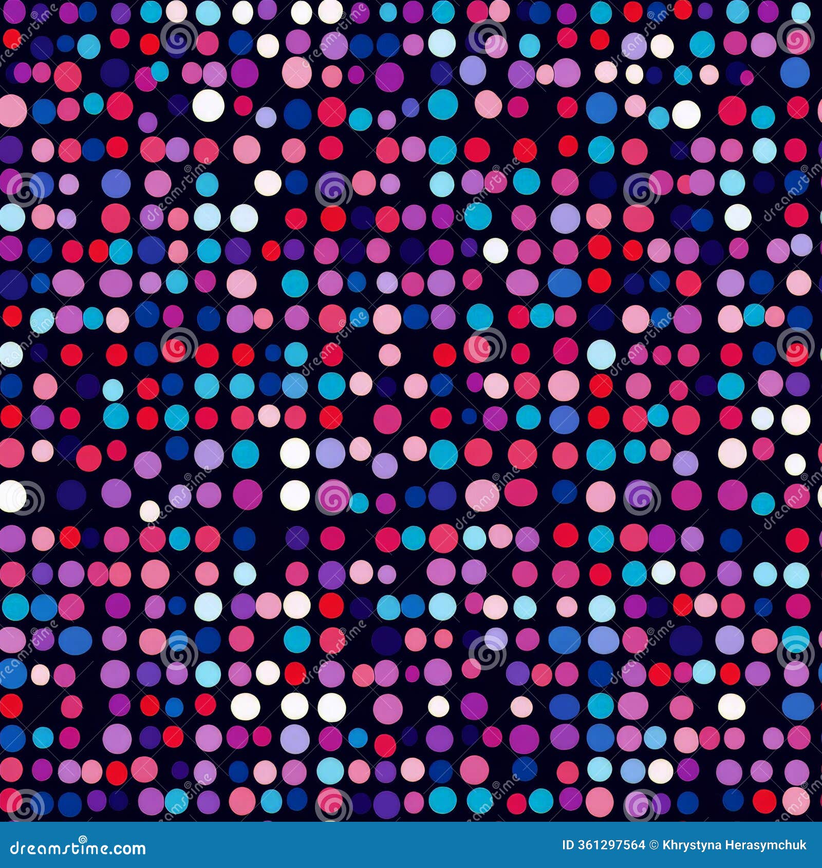 A Repeating Pattern of Pixelated Dots, Inspired by Retro 8-bit Video ...