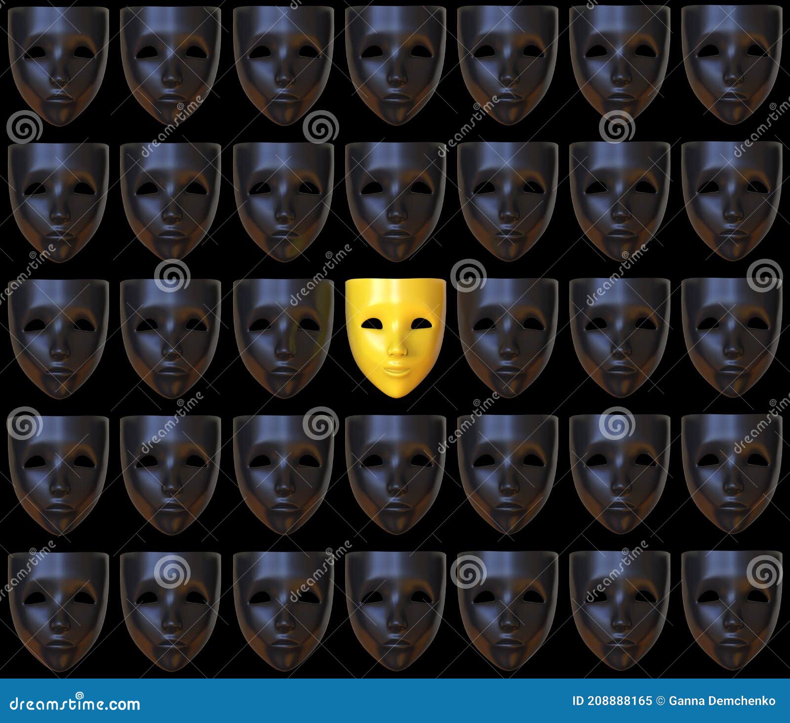 Happy And Sad Mask Icon, Outline Style Cartoon Vector | CartoonDealer ...