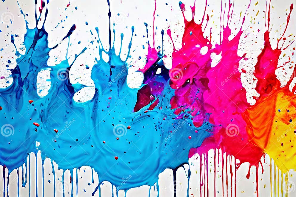 Repeating Pattern Splattera Series of Identical or Similar Splat Stock ...