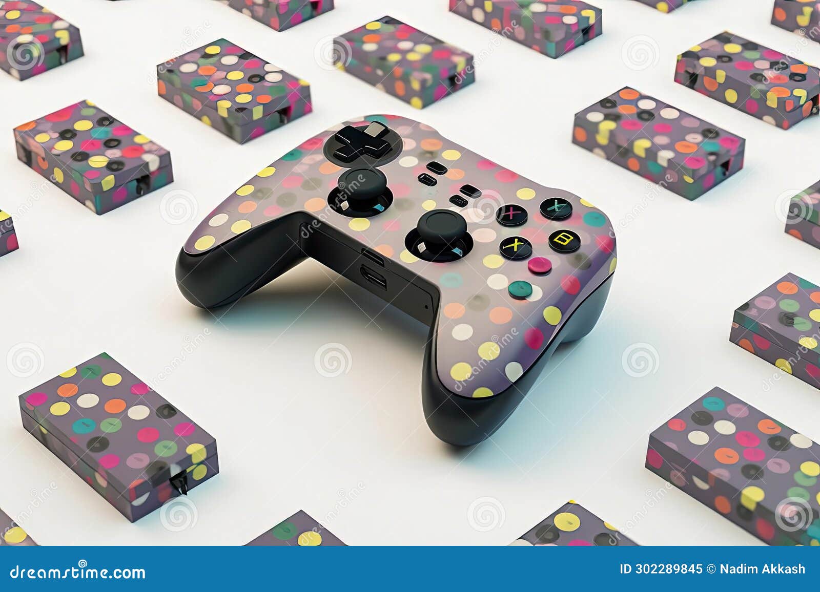Repeating Patterns: Game Controller Stock Illustration - Illustration ...
