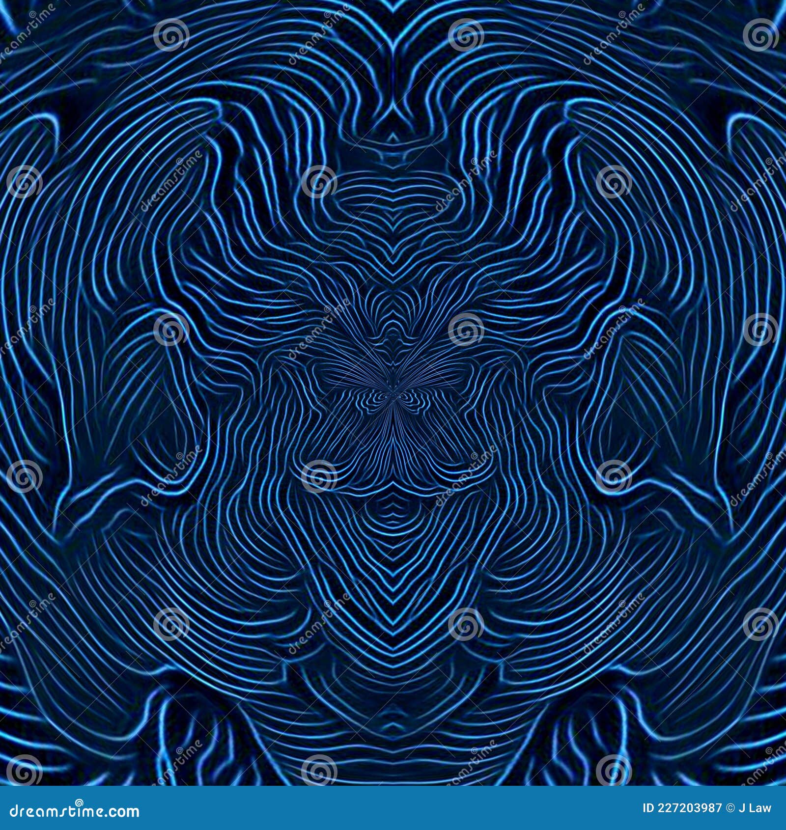 Complex Design in Turquoise Blue Patterns in Square Format Stock ...