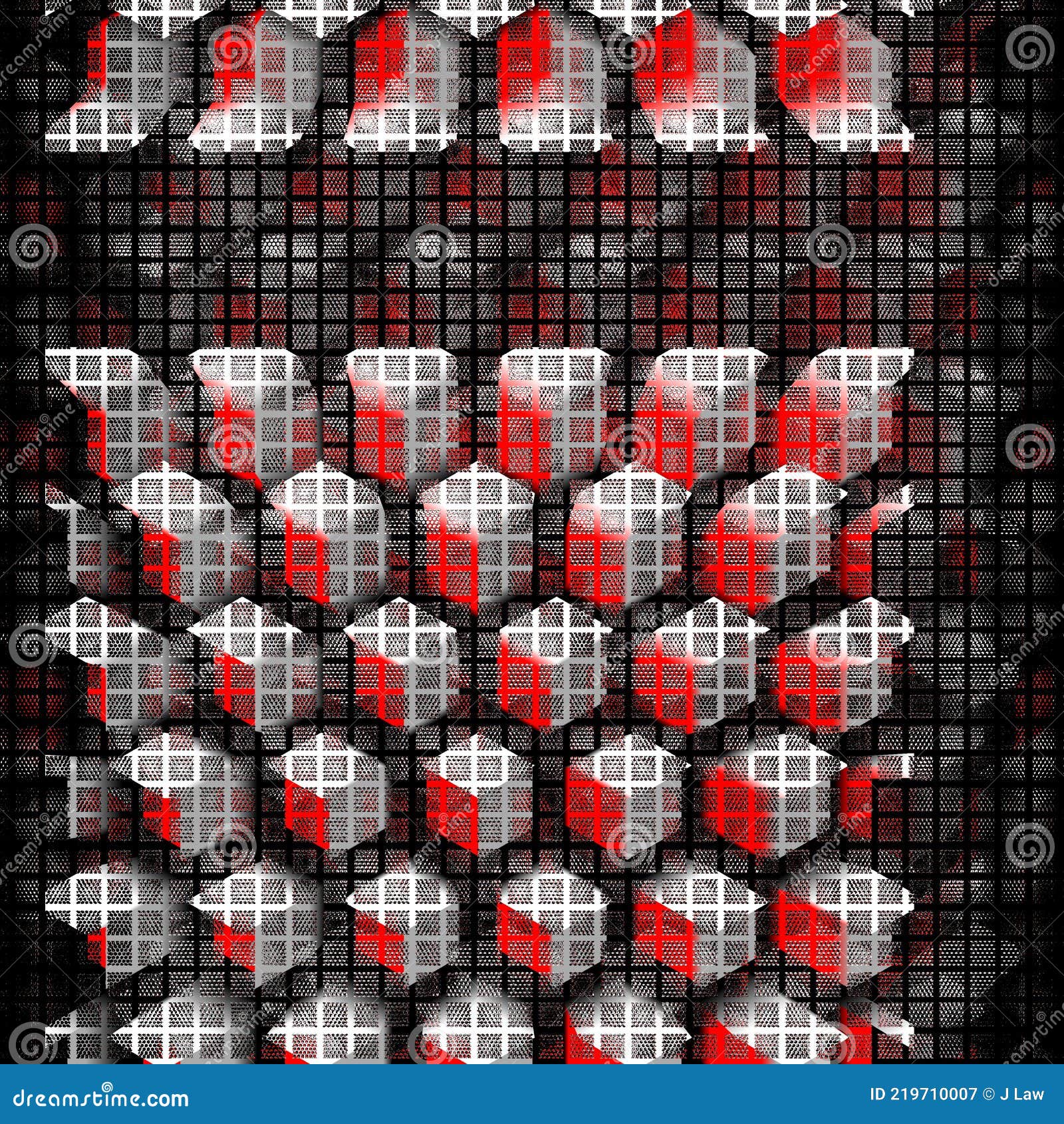 Futuristic 3D Quicksilver Effect Of A Very Colourful Cube Design Stock ...