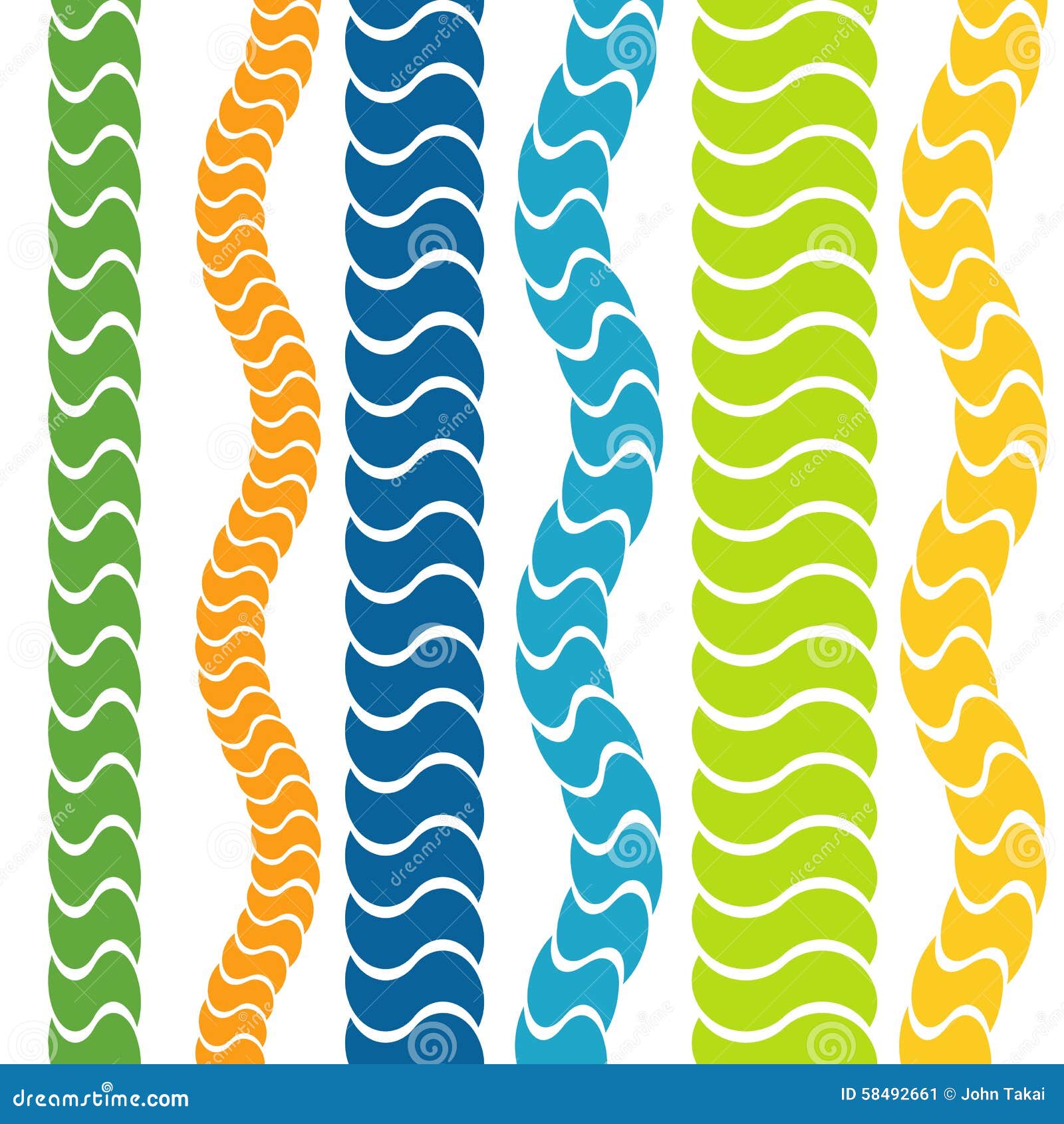 Repeating Rope Icon Set stock vector. Illustration of close - 58492661