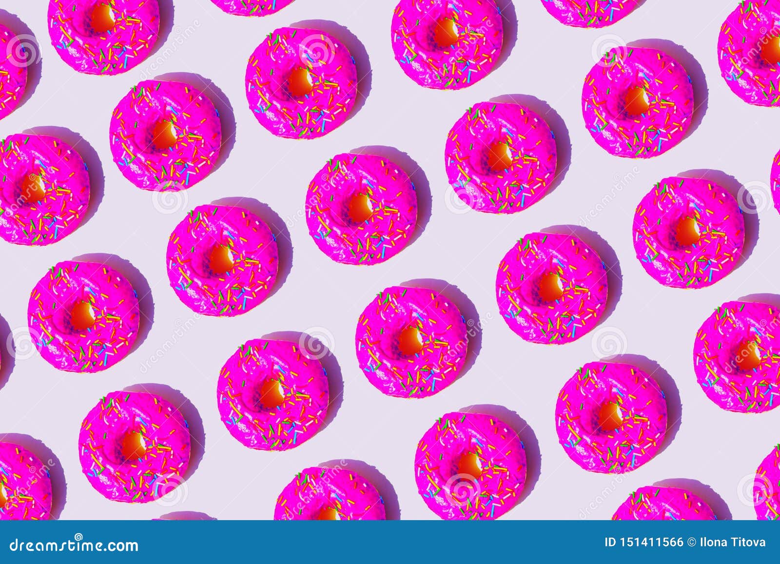 Donuts in neon light stock photo. Image of abstract - 151411566