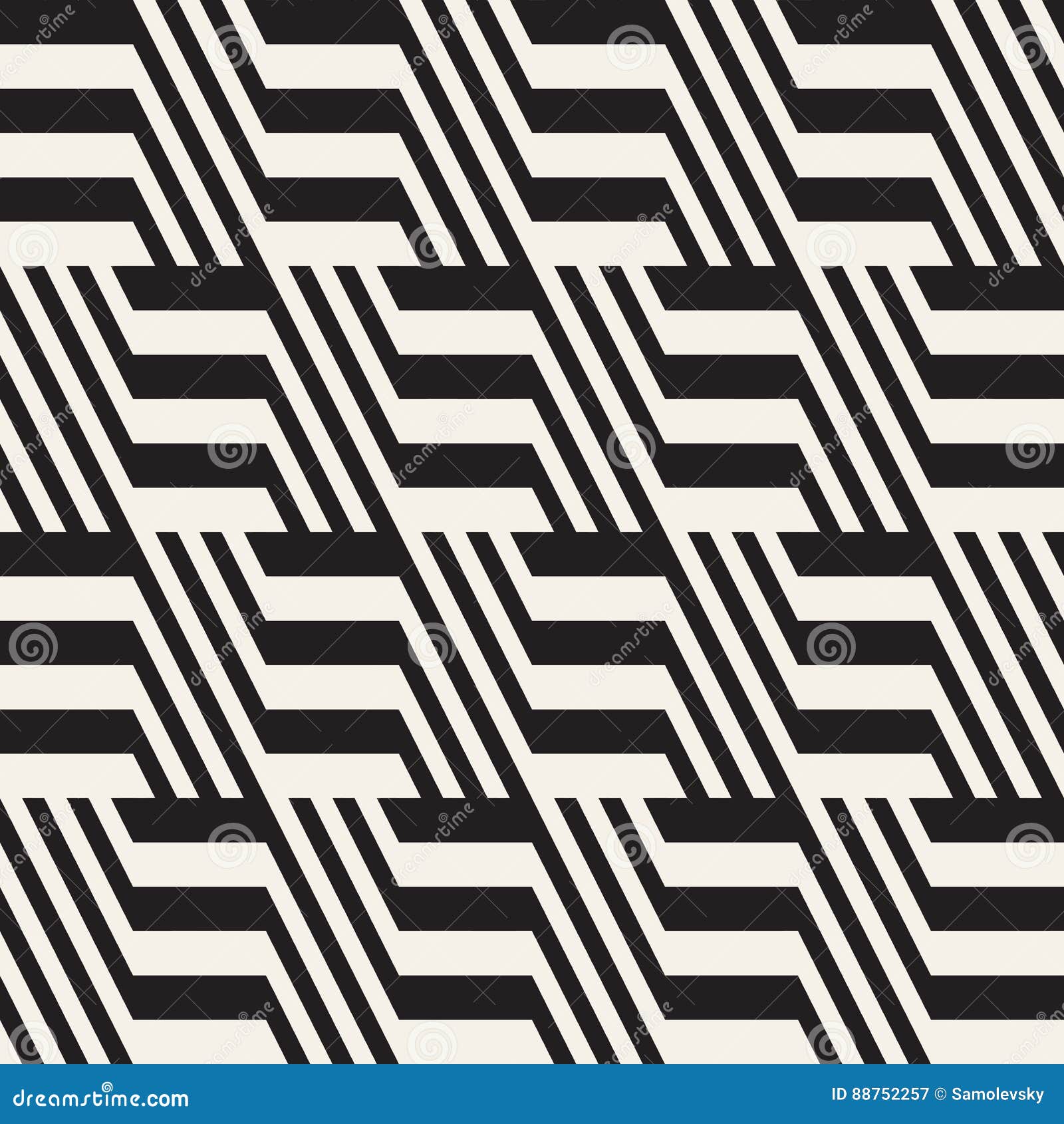 Repeating Slanted Stripes Modern Texture. Monochrome Geometric Seamless ...
