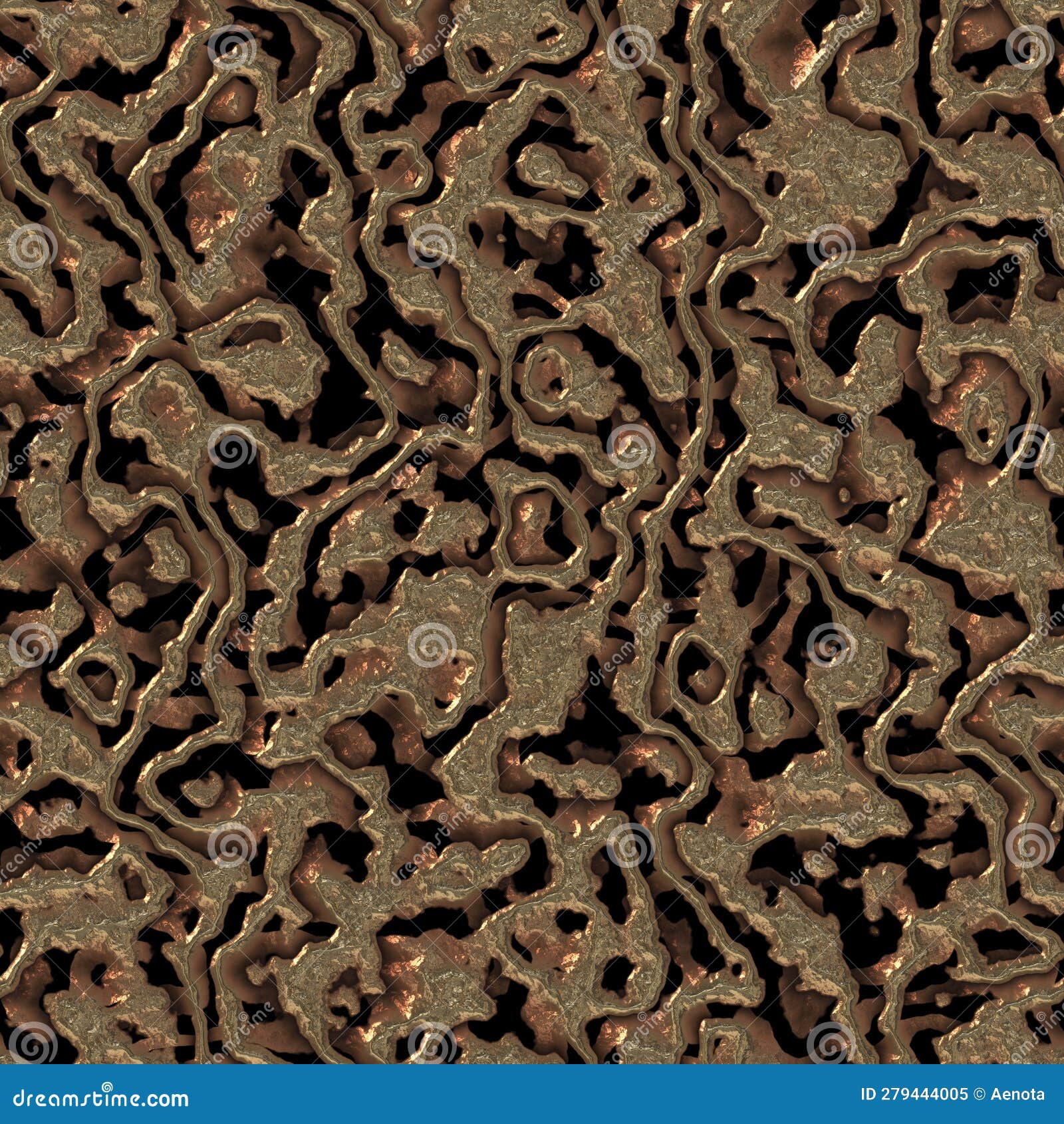 Repeating Smelted Metal Background Stock Illustration - Illustration of ...