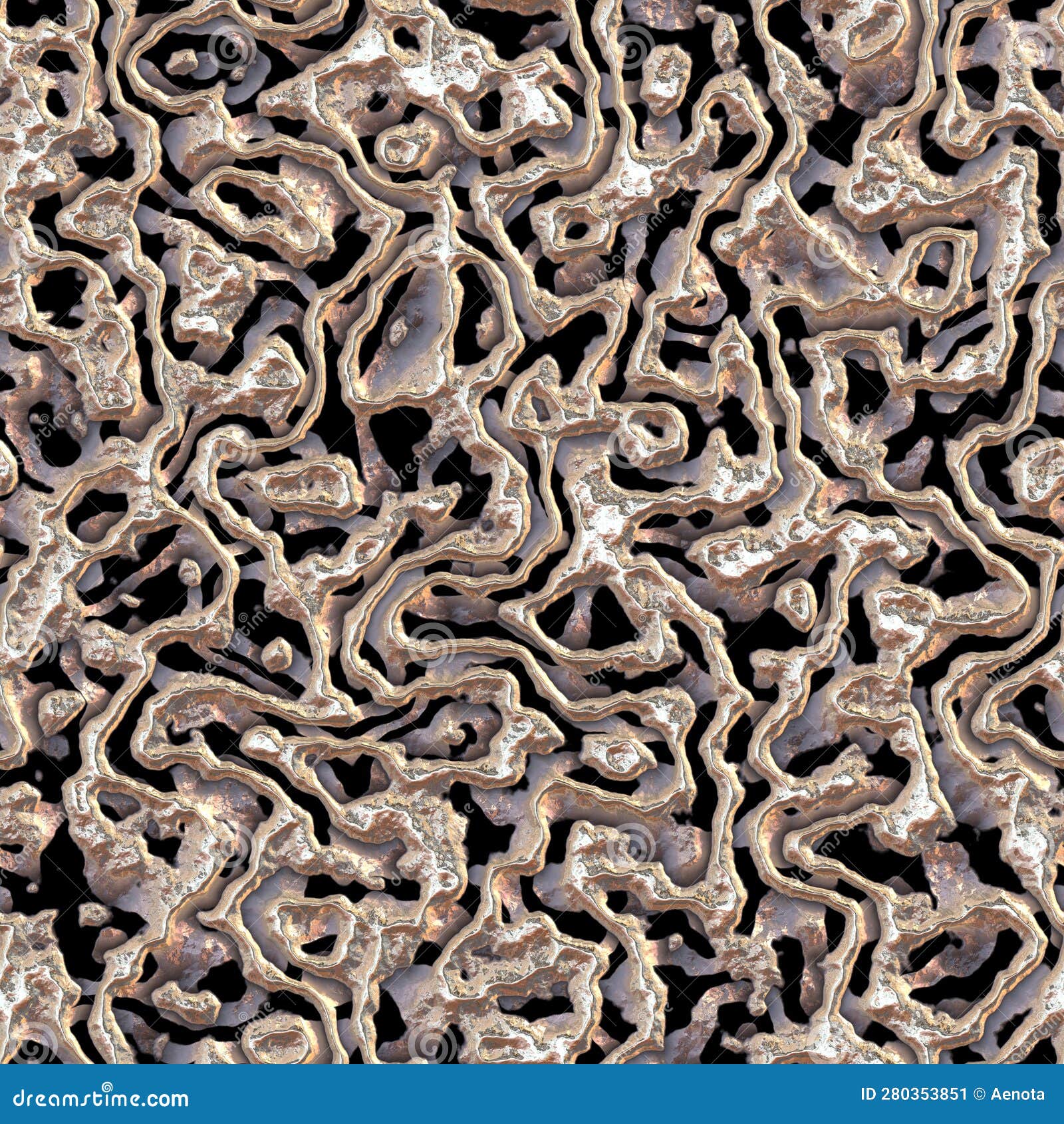 Repeating Smelted Metal Background Stock Illustration - Illustration of ...