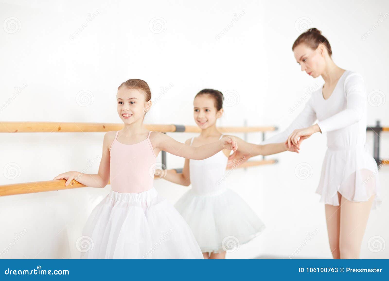 Repeating with teacher stock image. Image of dance, classical - 106100763