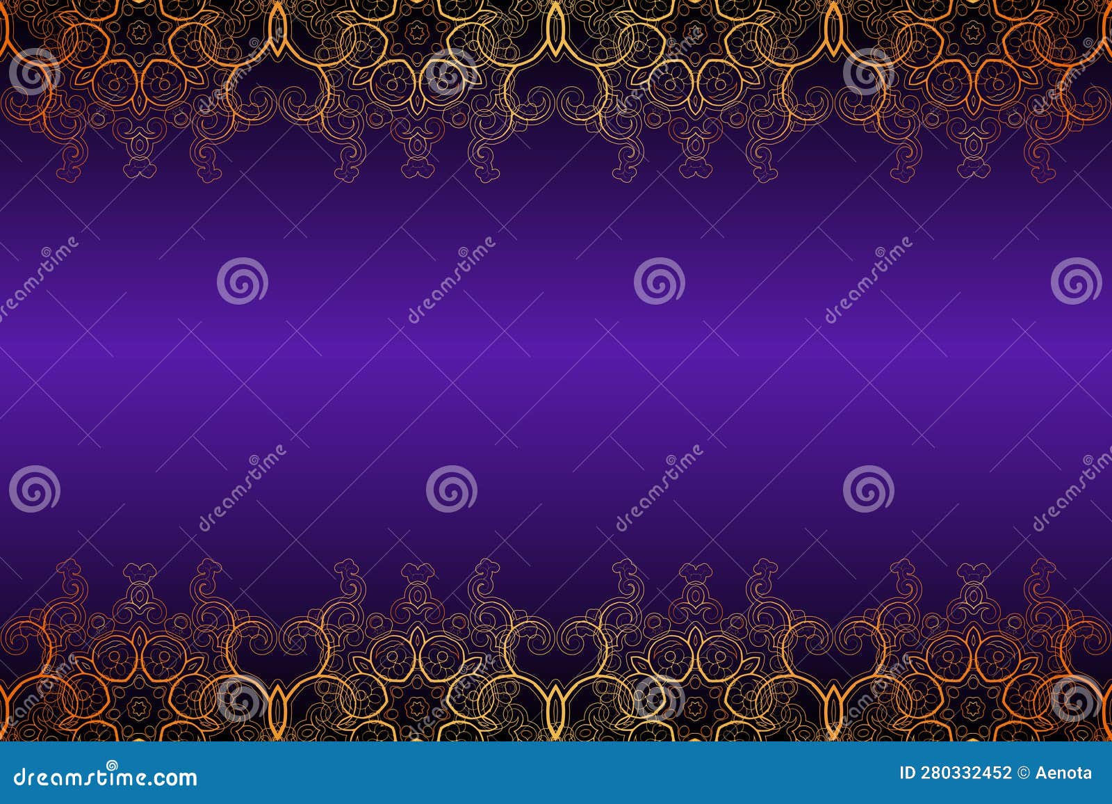 Repeating Vector Curl Borders Stock Vector - Illustration of side ...