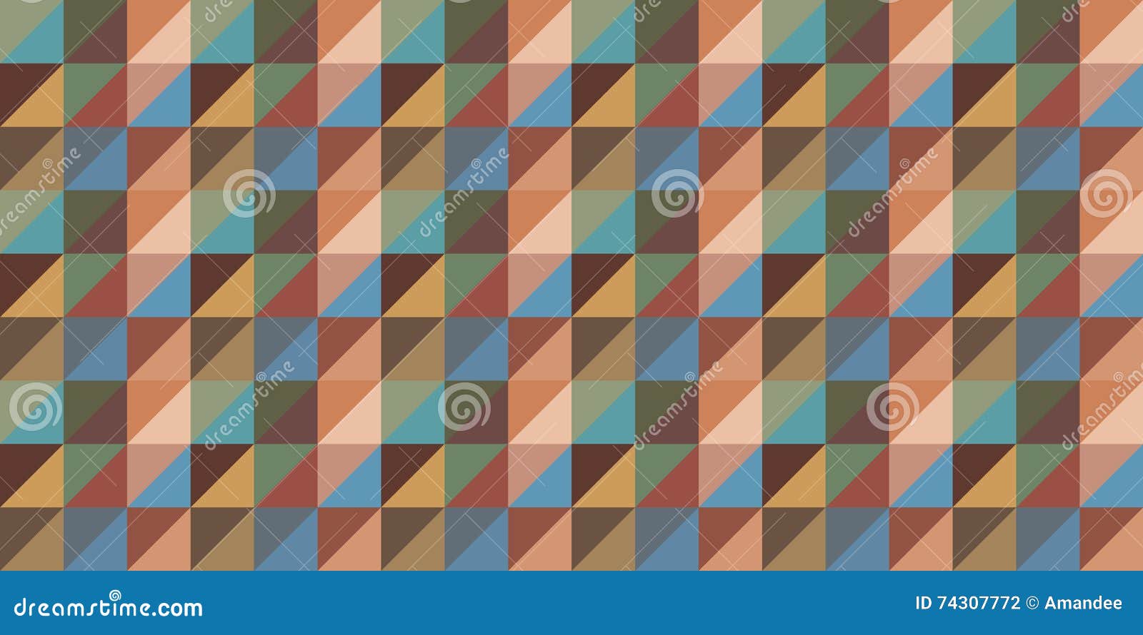 Repeating Wallpaper Background in Triangle and Square Stripes or Rows ...