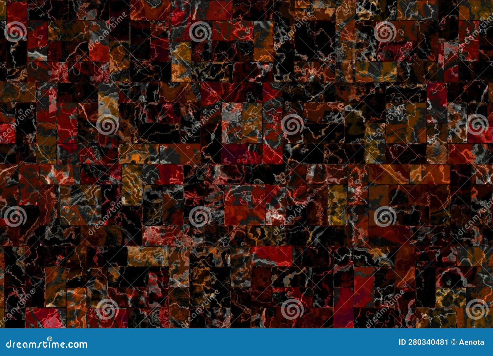 Repeating Wide Marble Slice Masonry Background Stock Illustration ...