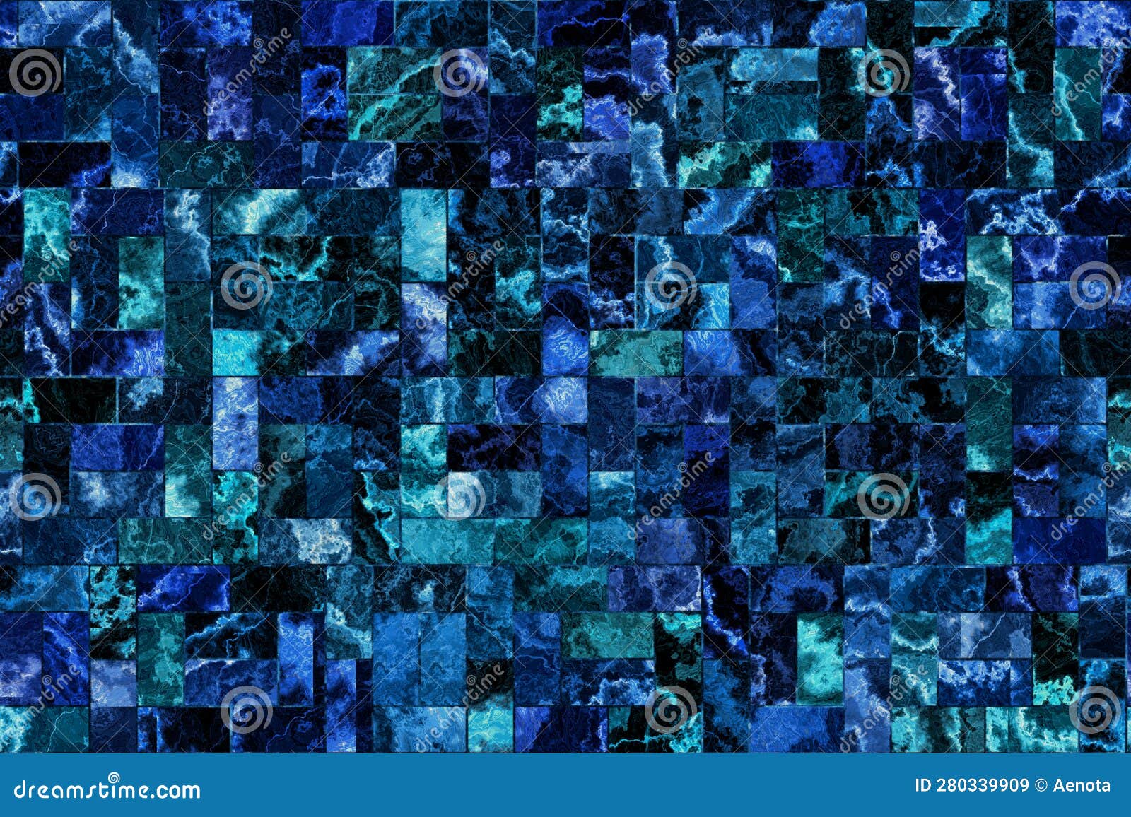 Repeating Wide Marble Slice Masonry Background Stock Illustration ...