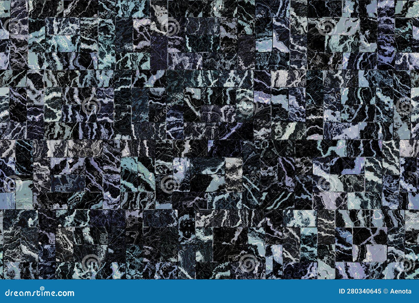 Repeating Wide Marble Slice Masonry Background Stock Illustration ...