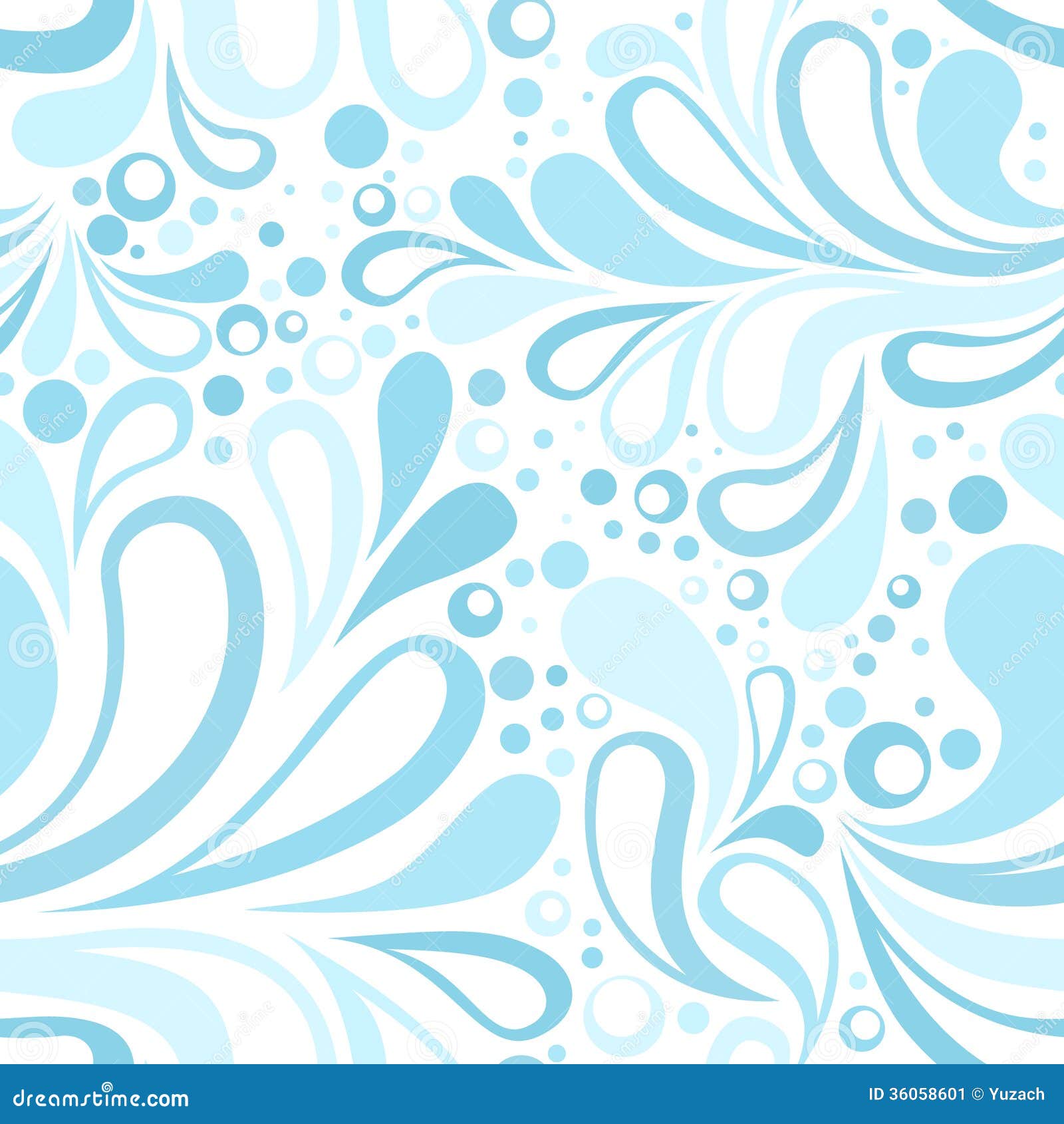 Repeating Winter Frost Seamless Pattern Stock Vector - Illustration of ...