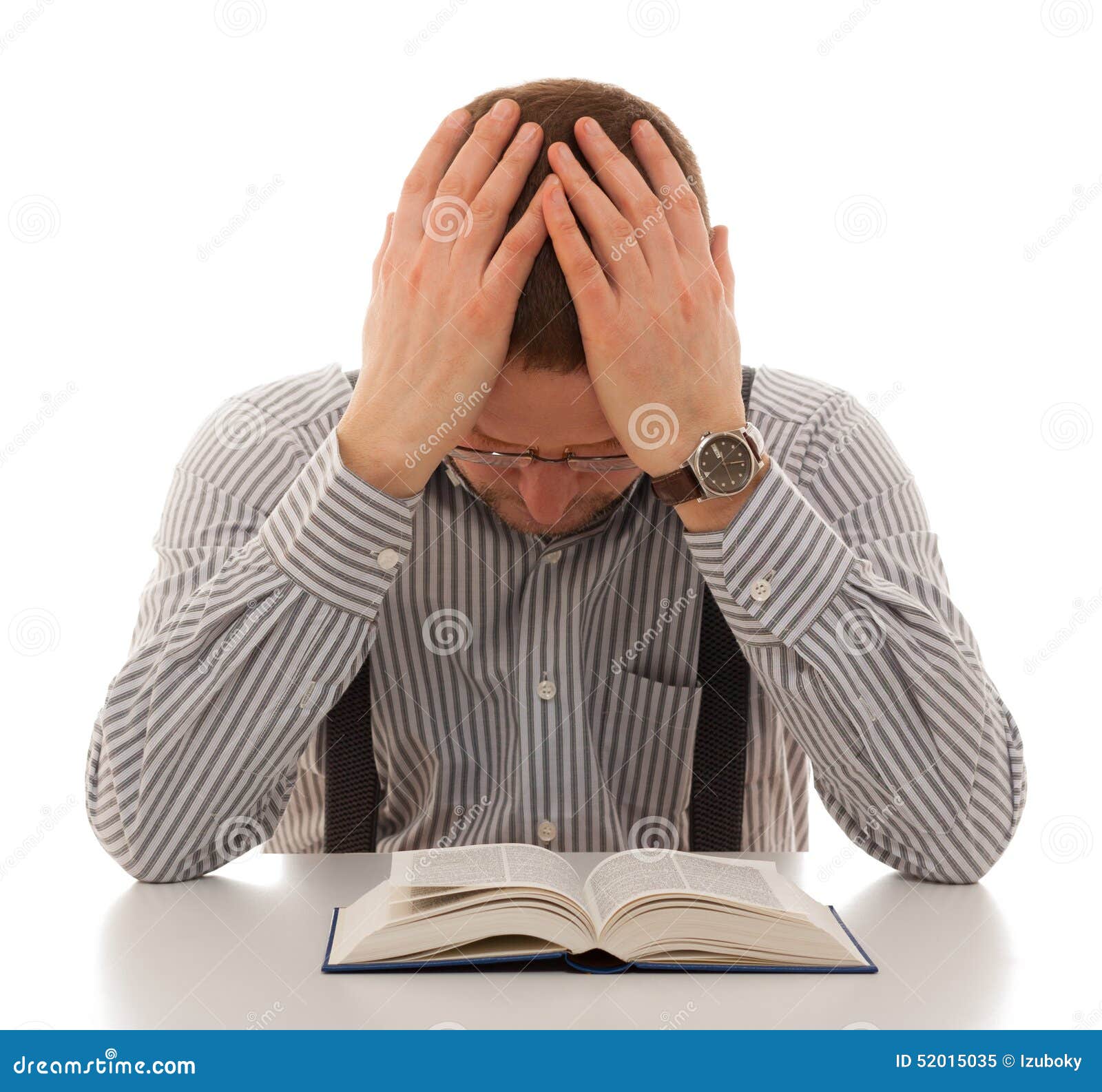 Repenting Praying Man Read Bible Stock Image - Image of hands, implore ...