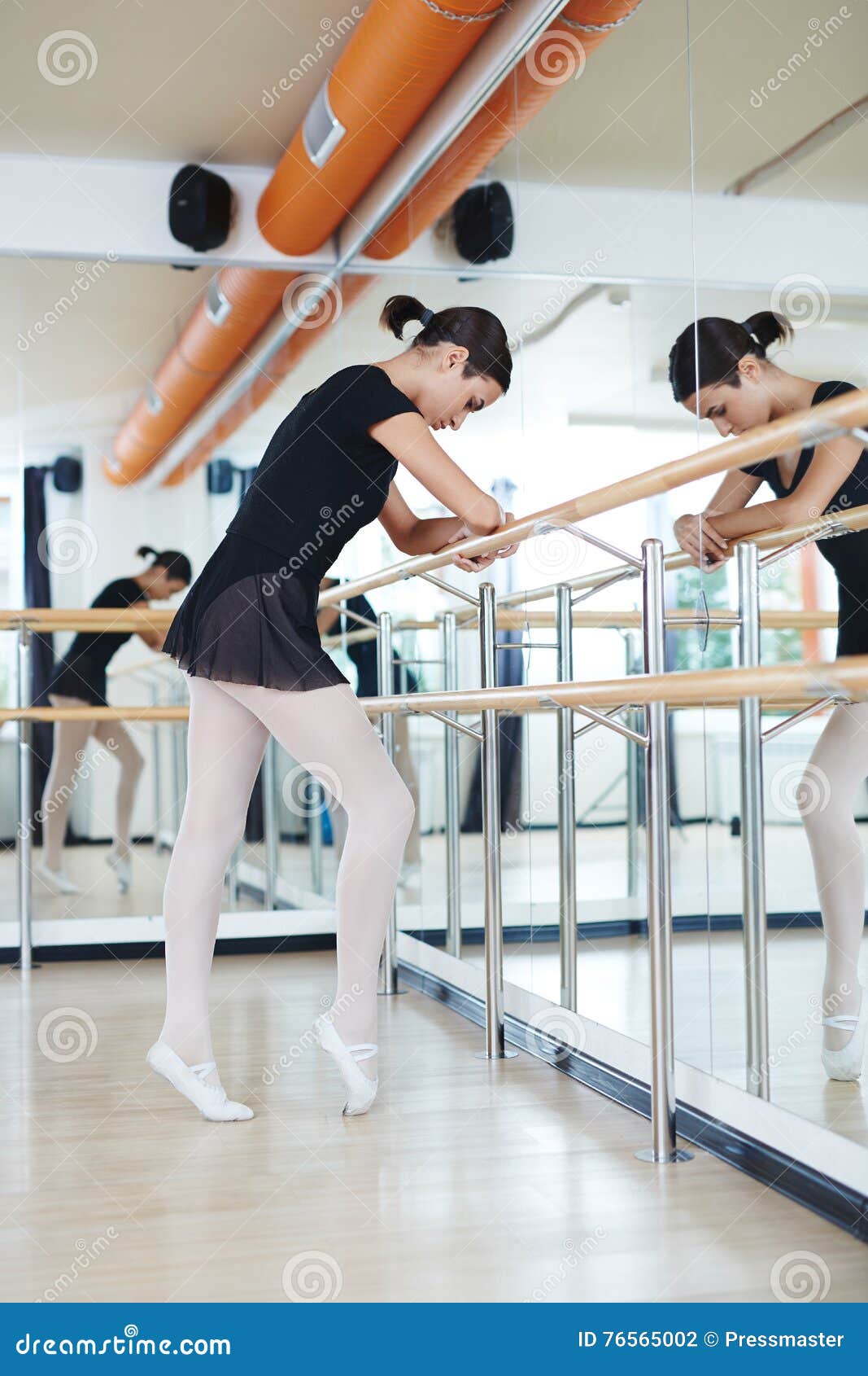 Repetition in class stock photo. Image of grace, ballerina - 76565002