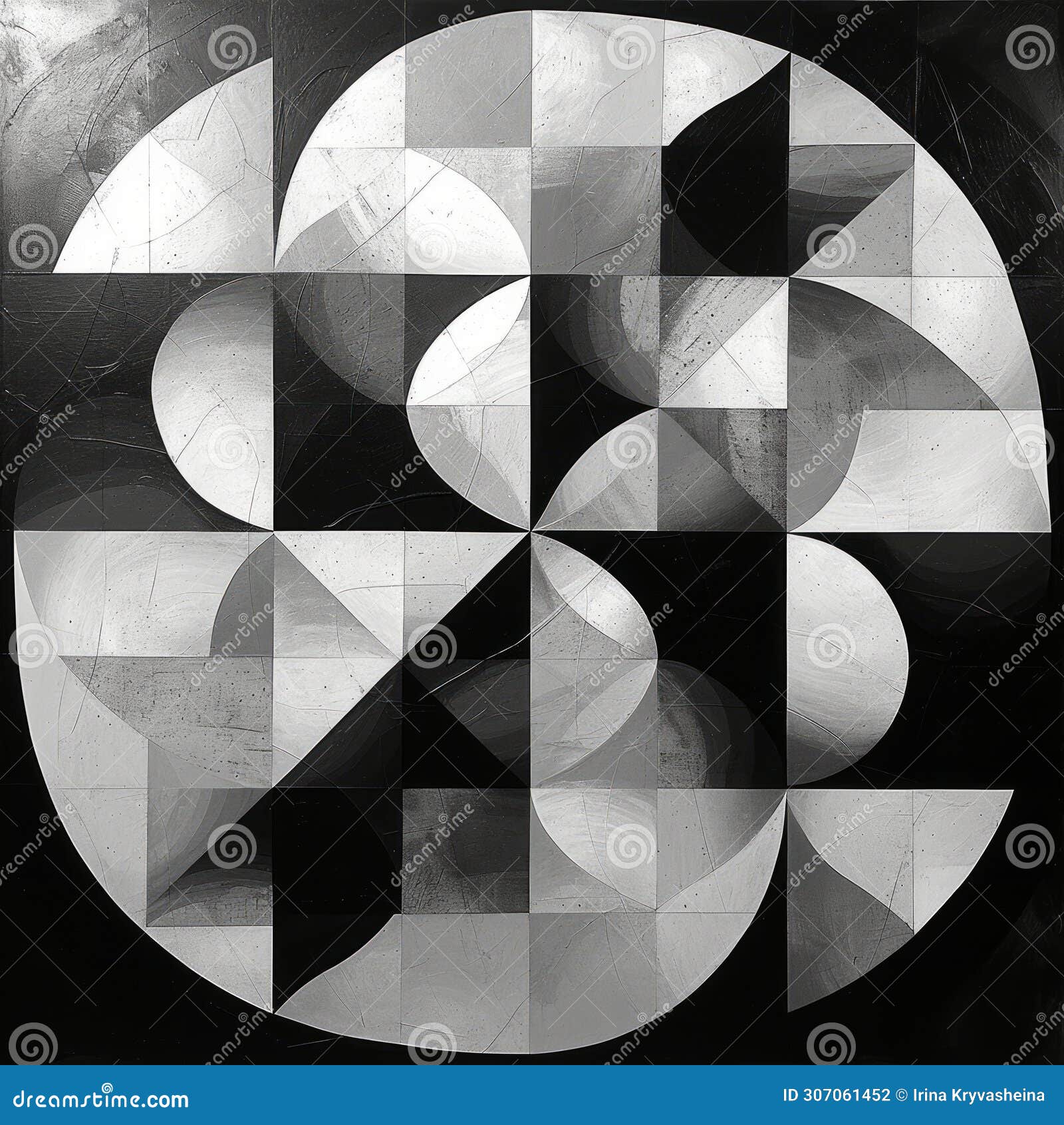 Repetition and Variation of Geometric Forms Create a Rhythmic and ...