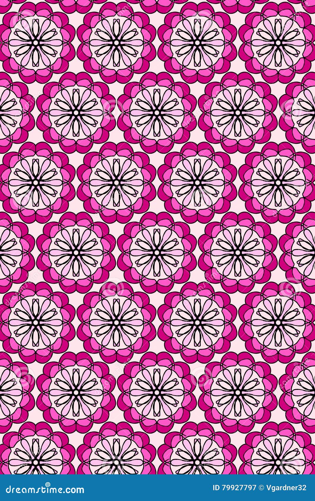 Repetitive Design Illustration Stock Illustration - Illustration of ...