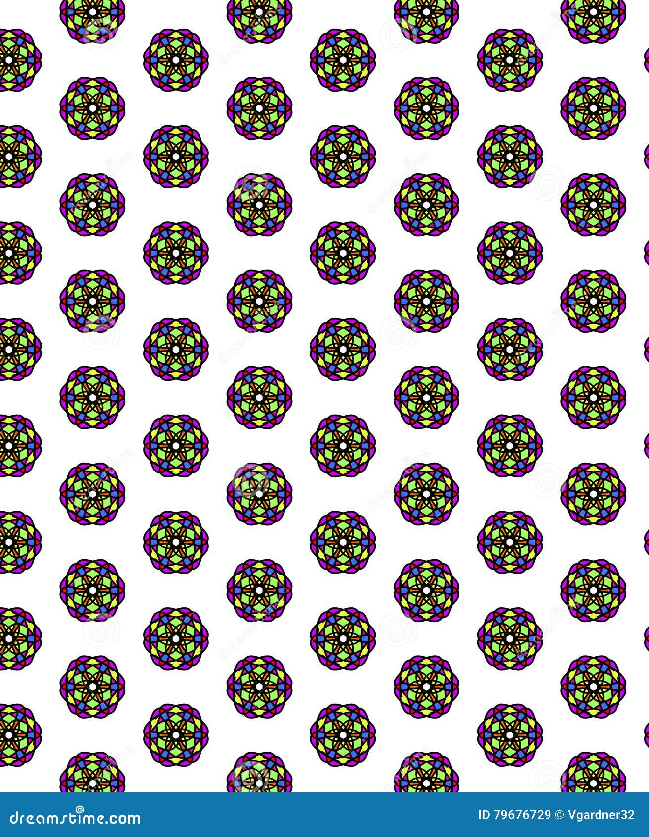 Repetitive Design Illustration Stock Illustration - Illustration of ...