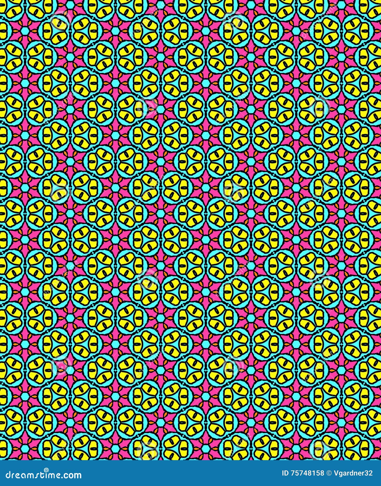 Repetitive Design Illustration Stock Illustration - Illustration of ...