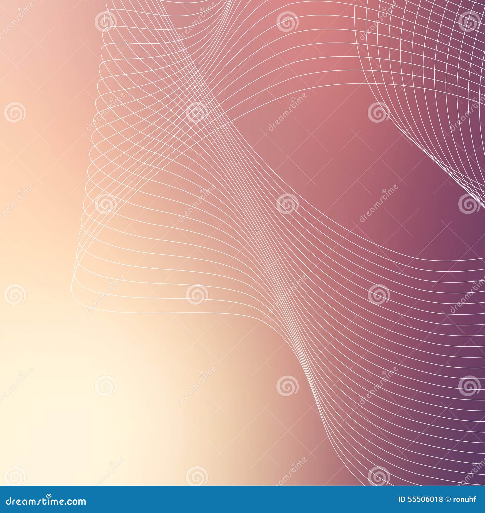 Repetitive Geometric Vector Curvy Waves Pattern Texture On Blurred ...