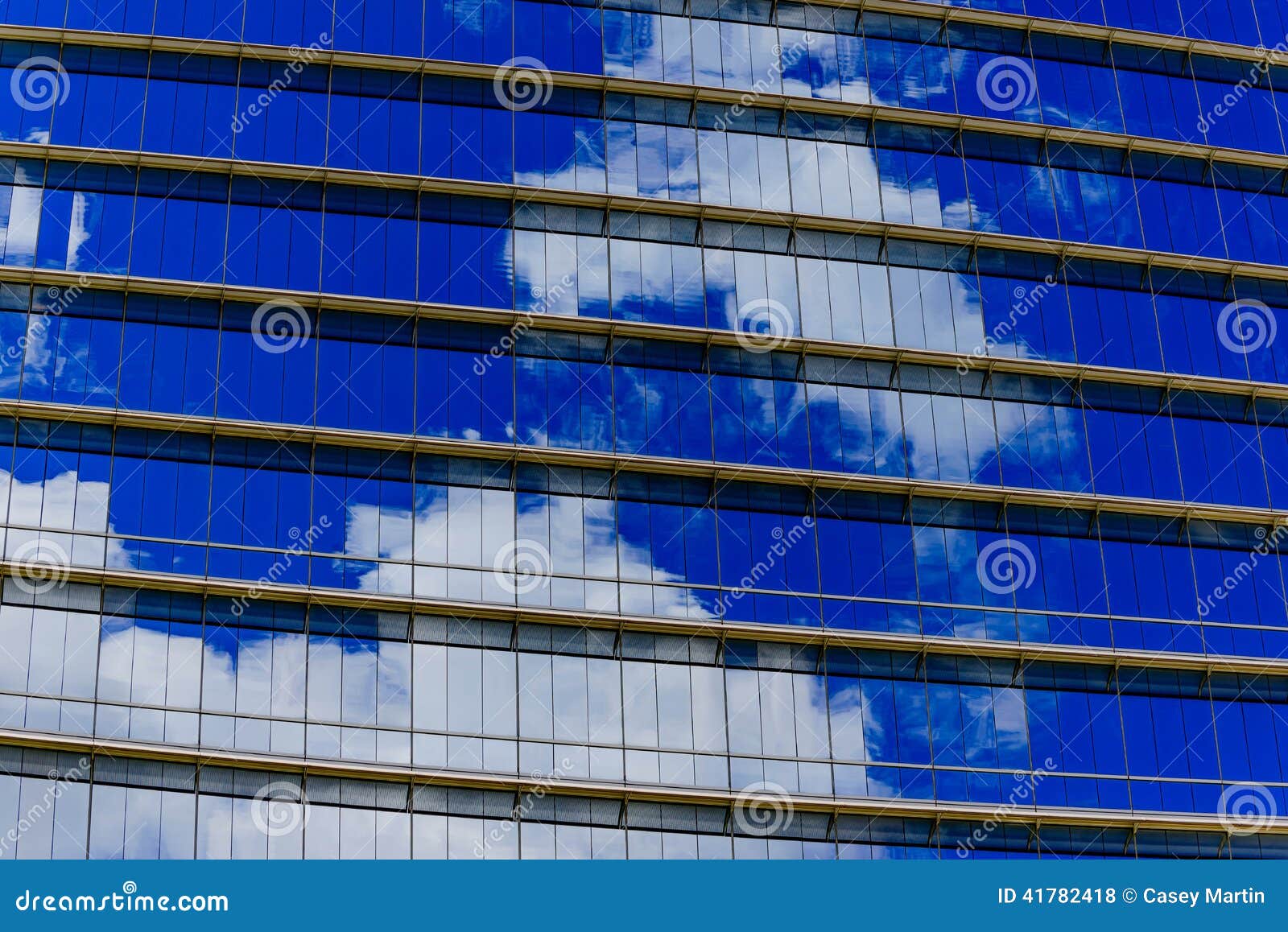 Repetitive Horizontal Louvers and Reflective Sky Stock Photo - Image of ...