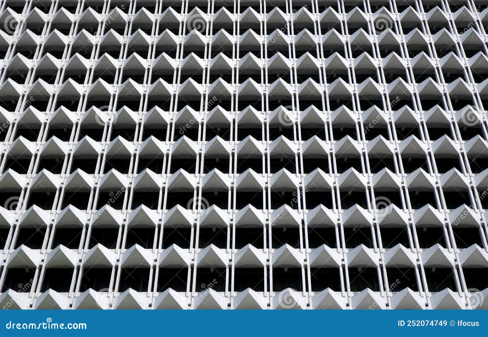 Modernist Repetitive Pattern, 1970s Architectural Style Stock Image ...