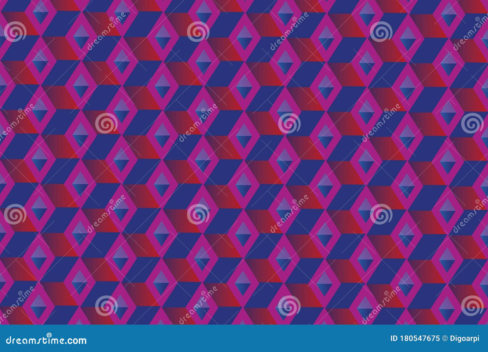 Repetitive Rectangle Shapes, 3D Vector Background Stock Vector ...