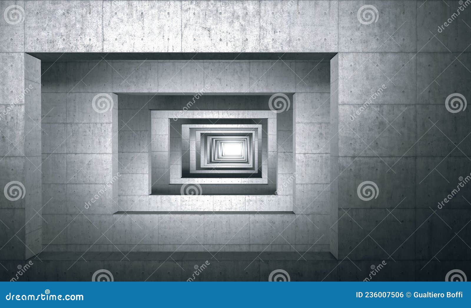 Repetitive Reinforced Concrete Structure Stock Illustration ...