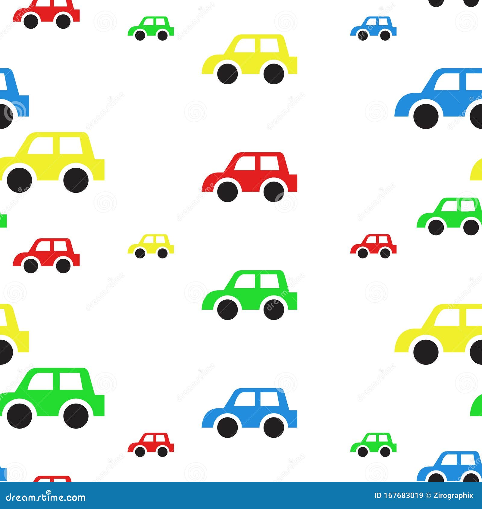 Seamless Pattern Car Vector Art Design Stock Vector - Illustration of ...