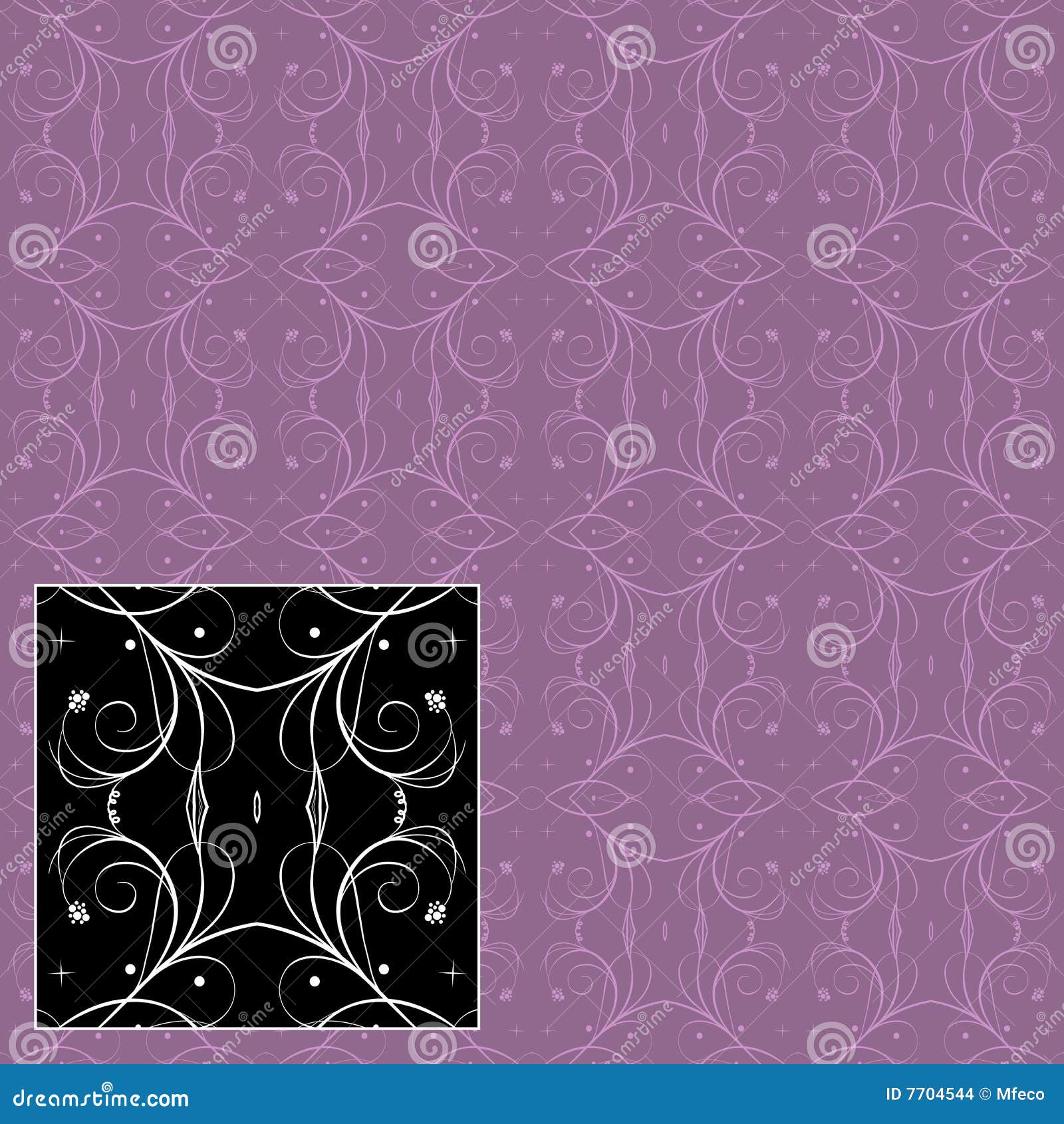 Repetitive Wallpaper Texture Vector Illustration | CartoonDealer.com ...