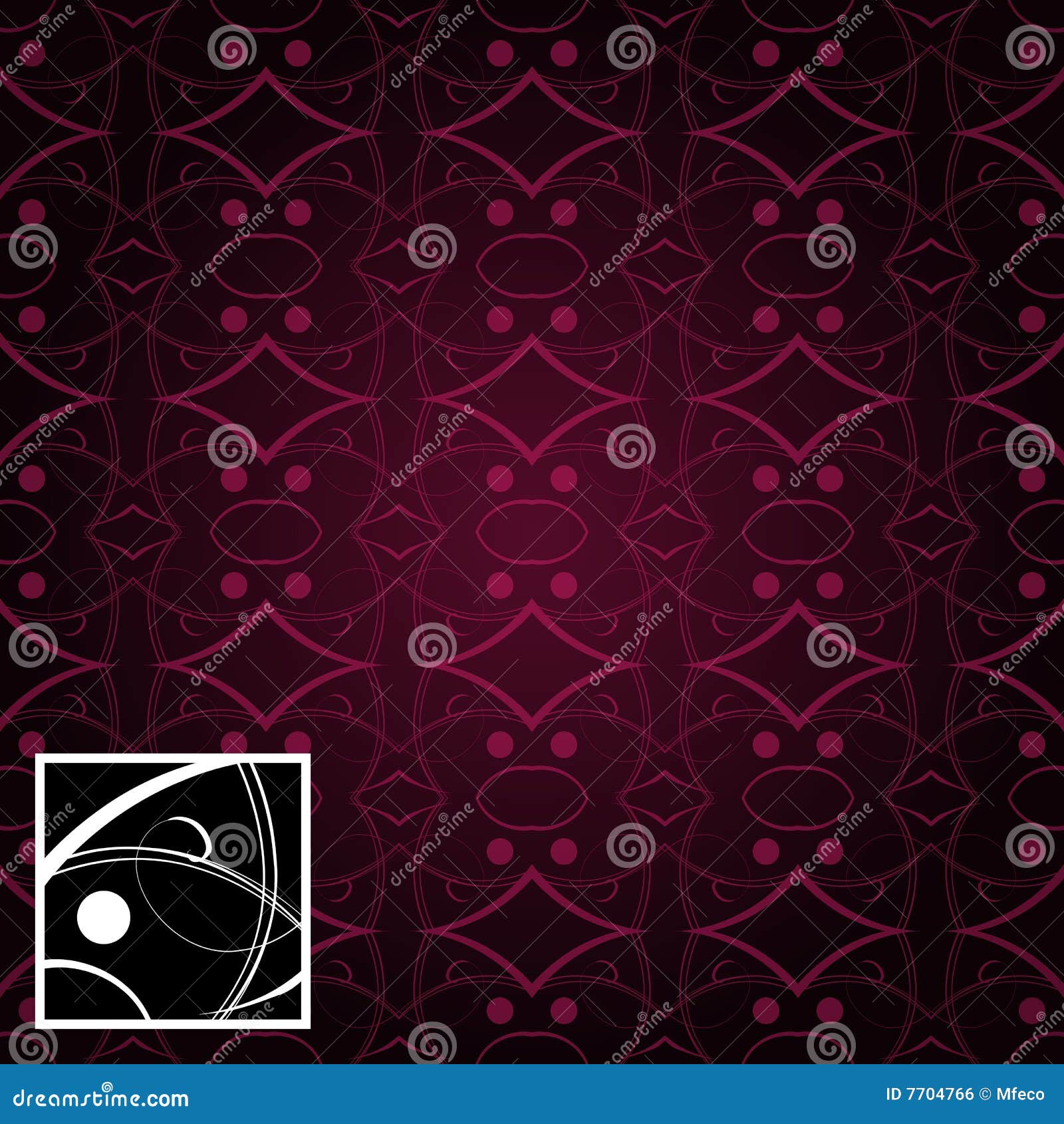 Repetitive Wallpaper Texture Stock Vector - Illustration of curl ...