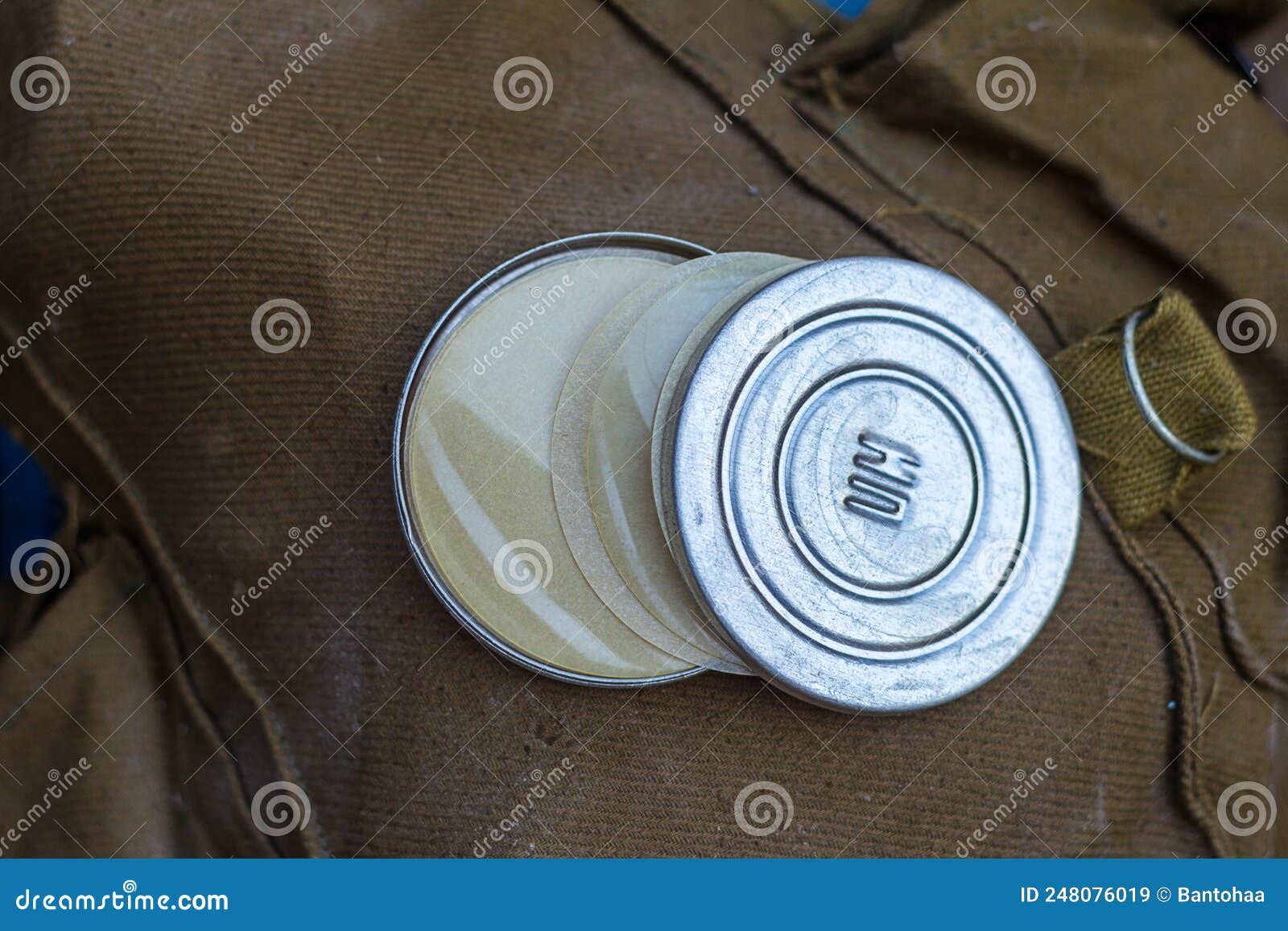 Replaceable Filter of the Soviet Gas Mask Stock Image - Image of retro ...