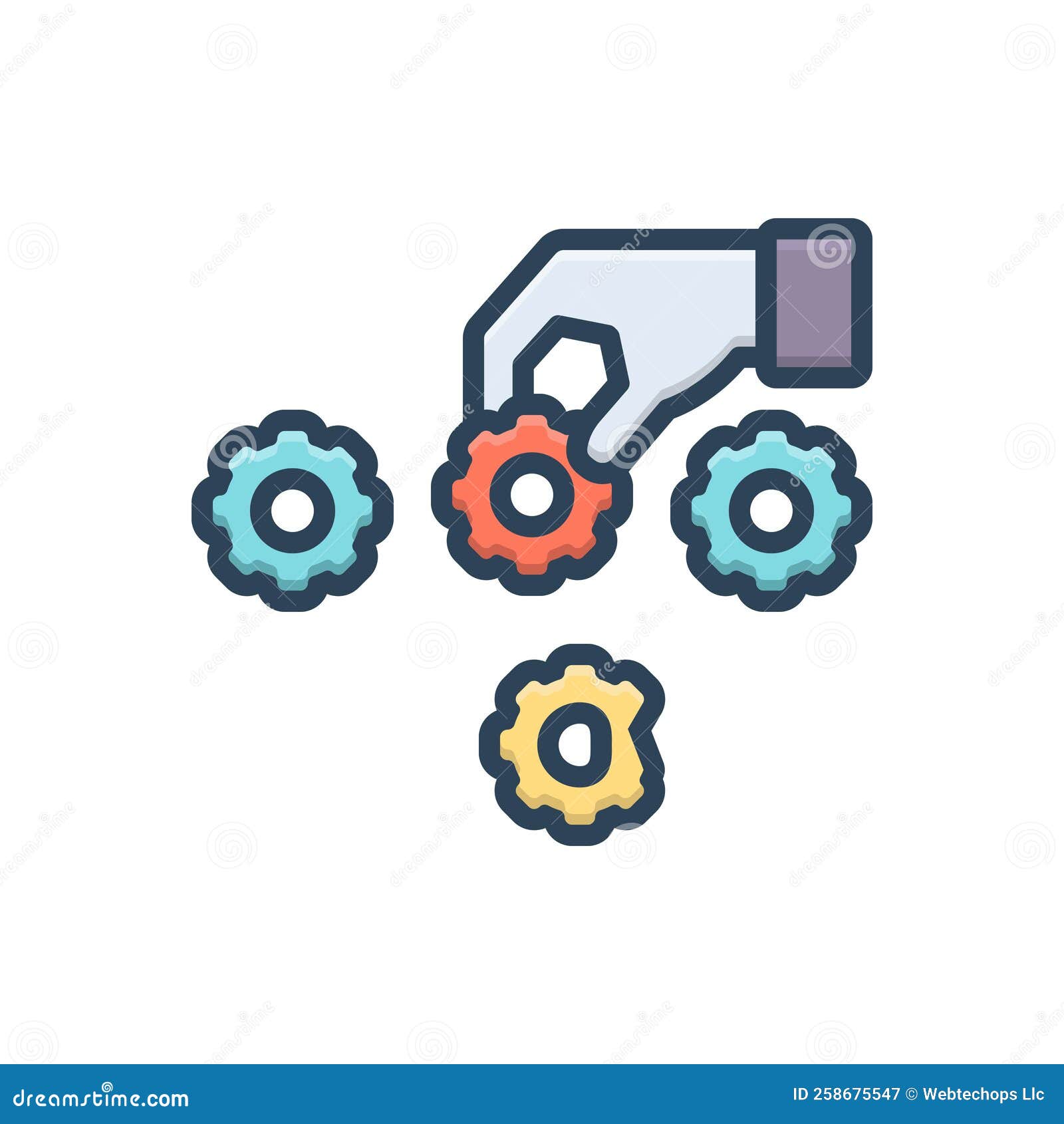 Color Illustration Icon for Replaced, Change and Exchange Stock Vector ...