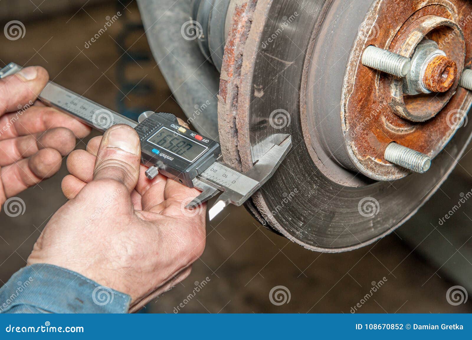 Replacement Of Disc Brakes Royalty-Free Stock Image | CartoonDealer.com ...