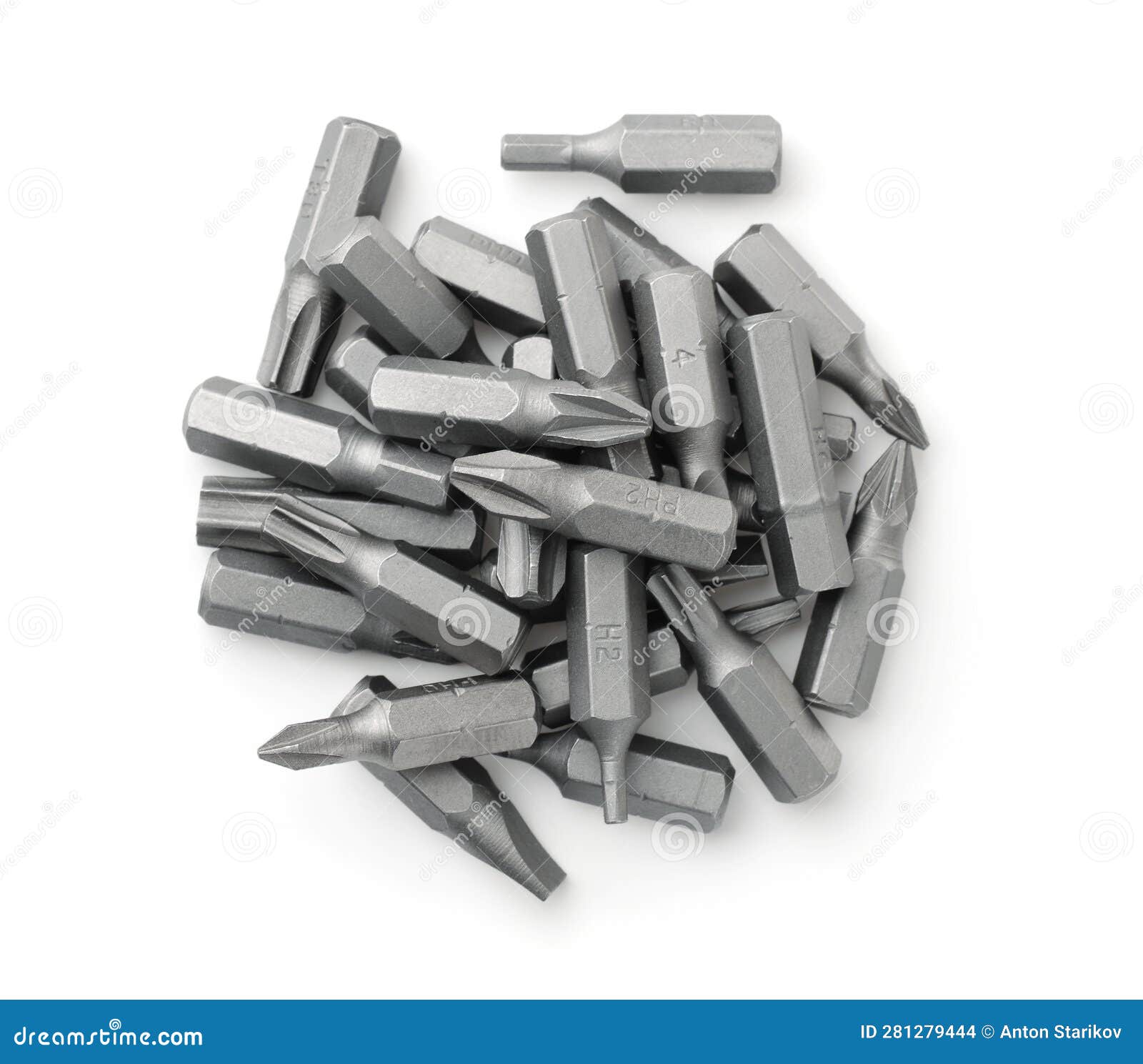 Replacement Impact Screwdriver Bits Stock Photo - Image of screwdriver ...