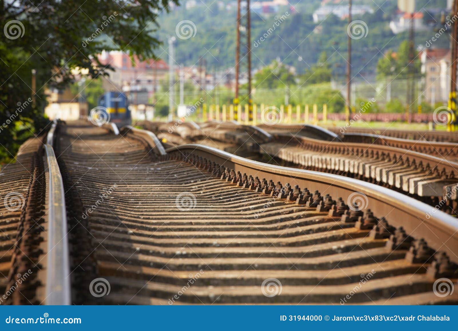Replacement of Railroad Track Stock Photo - Image of station, industry ...